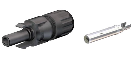 Amphenol MC4 Connector voor 4-6mm2 kabel Female - Zonnepanelen-voordelig
